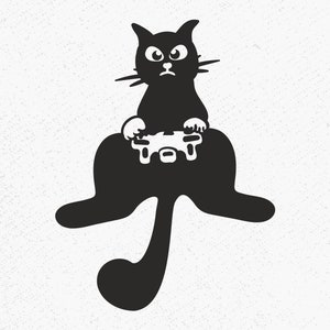 Unlucky Cat SVG, Bad Luck Cat SVG, Black Cat Bundle SVG, Misfortune Cat ...