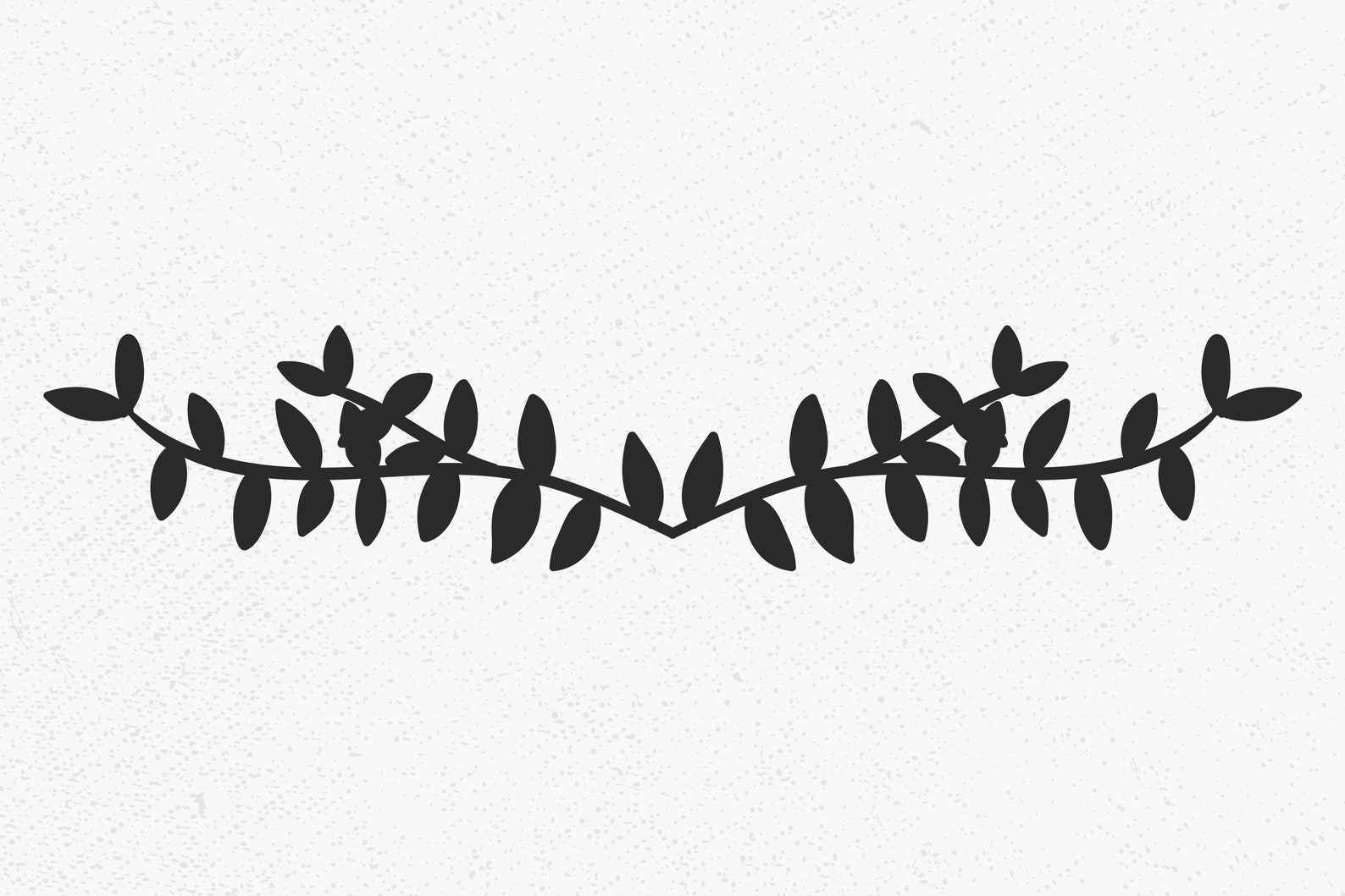 Greenery Leaf Divider Bundle SVG, Greenery Floral Leaf Svg, Floral ...