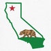 California State Map and Flag Svg, California SVG, US State SVG, United ...
