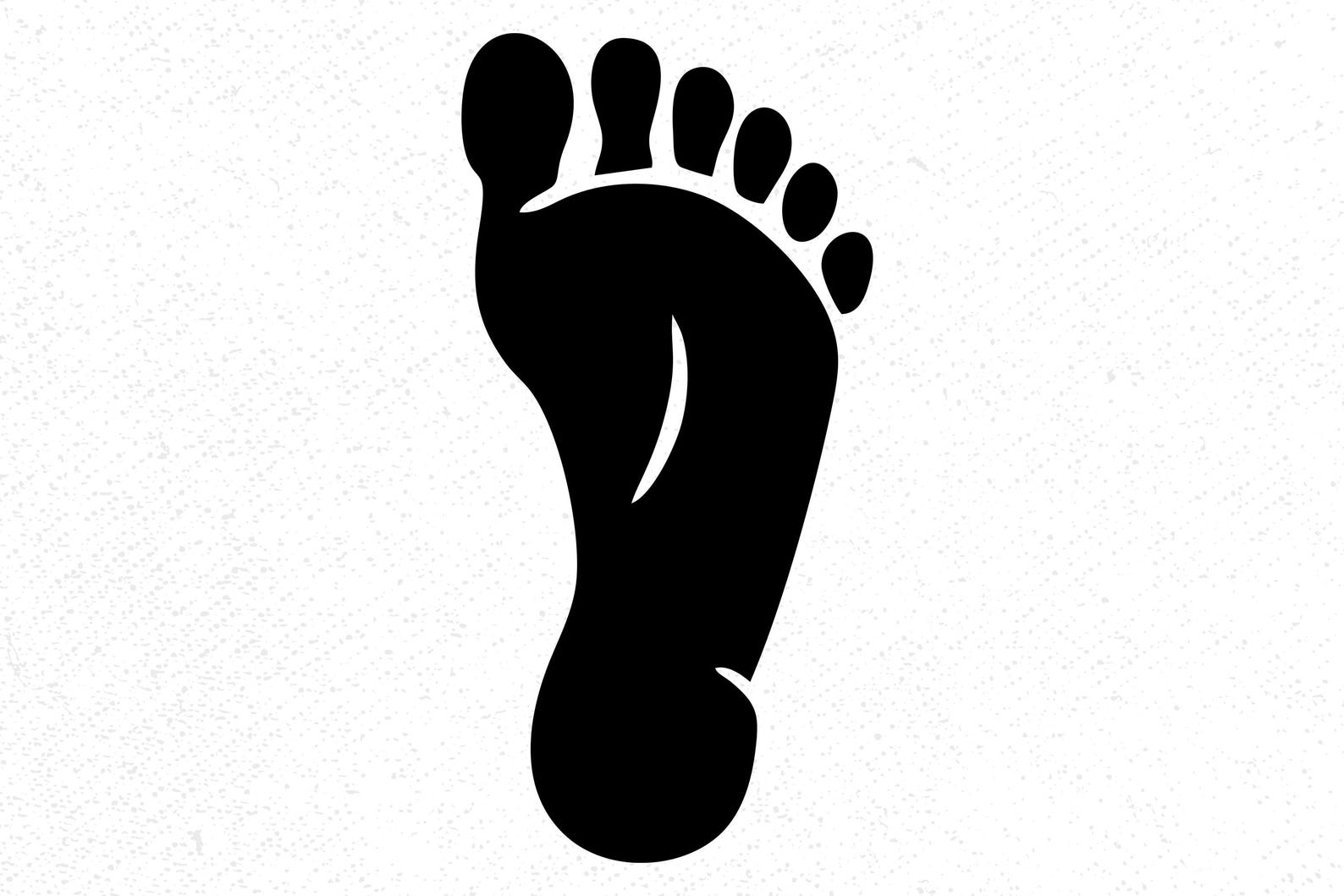 Footprint Bundle Svg, Silhouette, Foot, Toes, Sole, Barefoot, Podiatry ...
