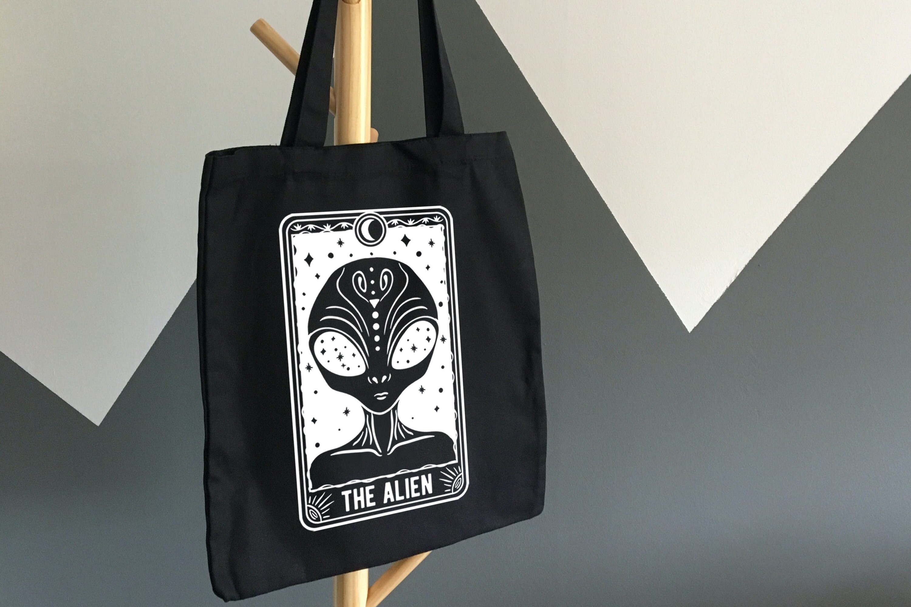 The Alien Tarot Card, Alien Card Svg, Alien Svg, Aliens Svg, Outer ...