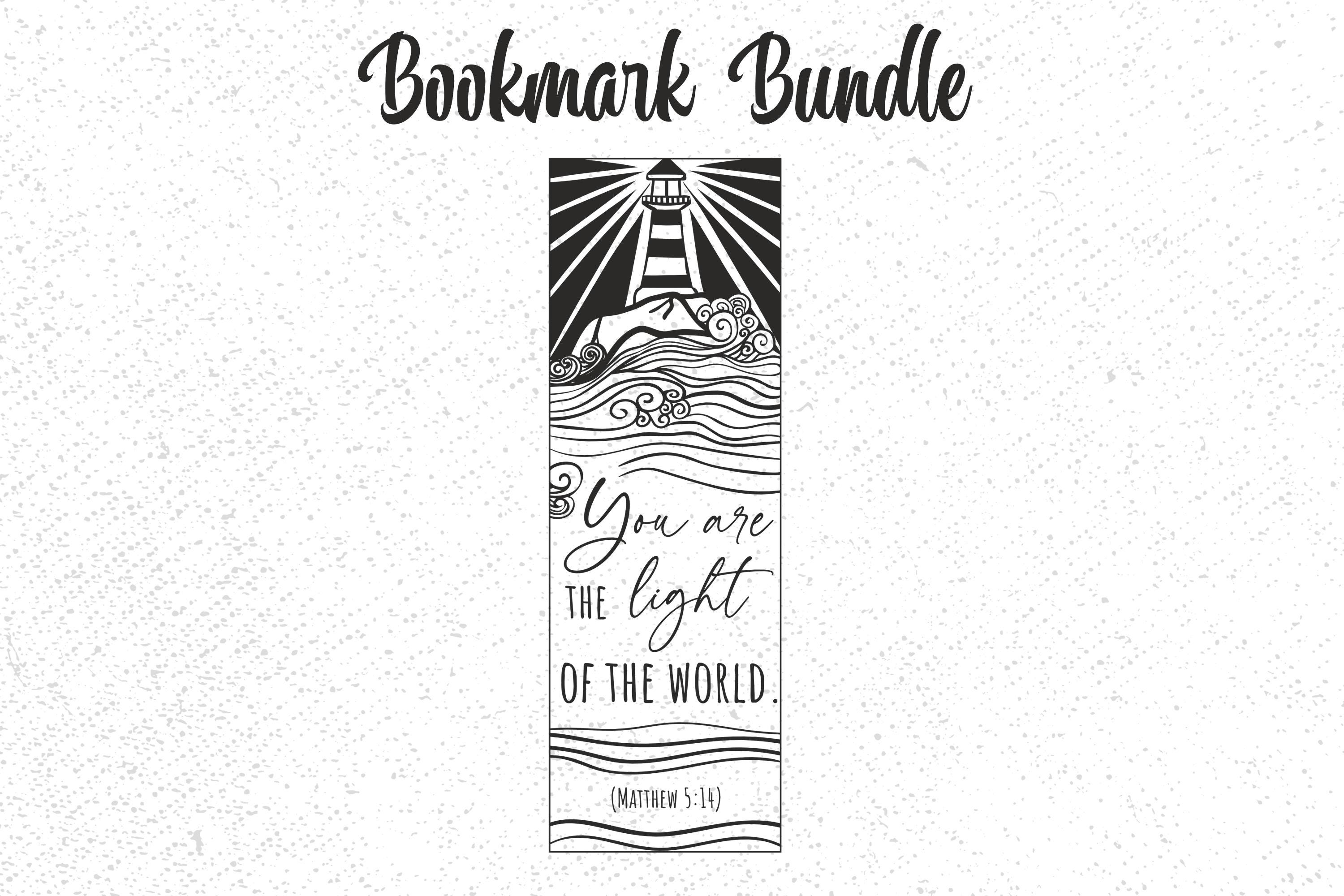 Bible Bookmarks Bundle, Christian Bookmarks Bundle, Coloring Bible ...