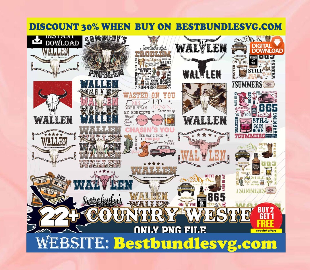 Western Bundle PNG Bundle PNG Rodeo Png Faith Wester - Etsy