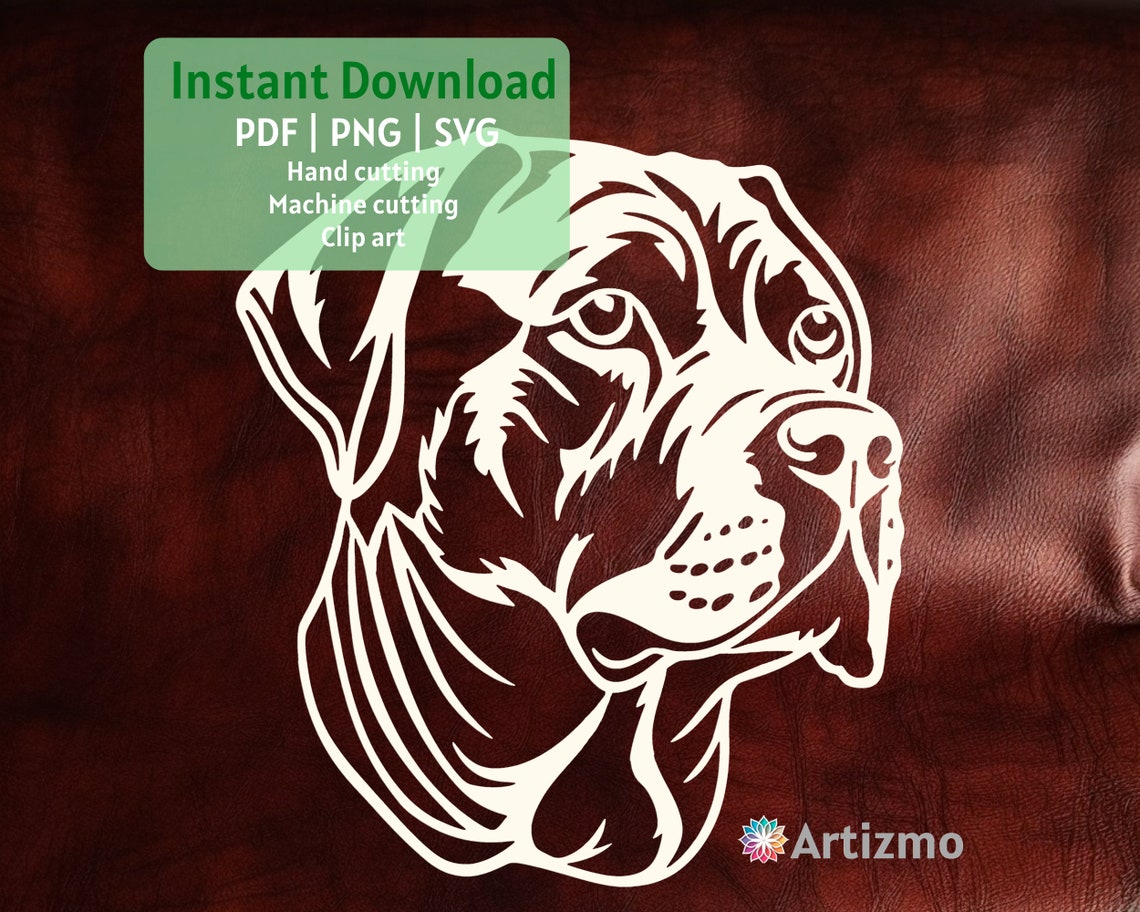 Cane Corso Template | PDF and PNG for Hand Cutting | SVG for Machine ...
