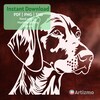 Retriever Labrador Template PDF and PNG for Hand Cutting SVG for ...