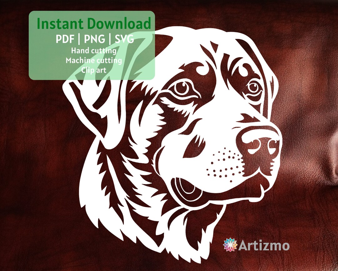 Rottweiler Template | PDF and PNG for Hand Cutting | SVG for Machine ...