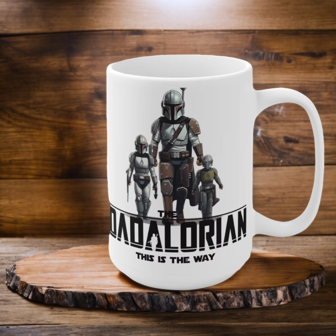 The Dadalorian Mug, Mandalorian Mug, Yoda Mug, the Mandalorian Cup ...