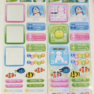 Frutiger Aero - Sticker Sheet | Frutiger Aero Deco | Kpop Deco Stickers ...