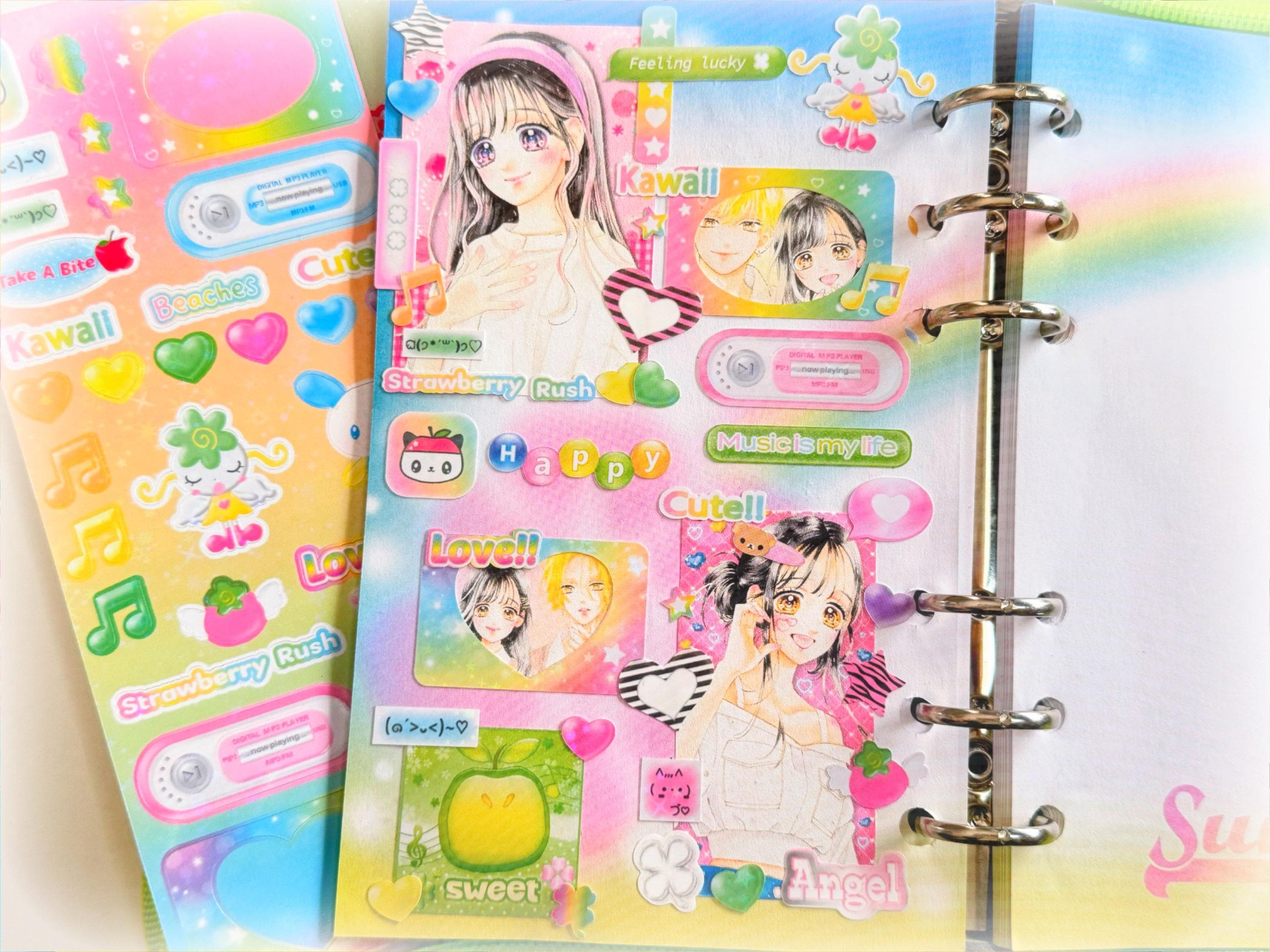 Rainbow Paradise Sticker Sheet | Kpop Sticker | Kpop Deco | Kpop ...