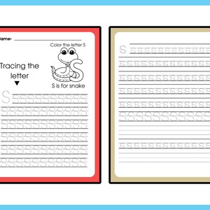 Alphabet Handwriting | ABC Phonics Tracing Cards | Writing Letters ...
