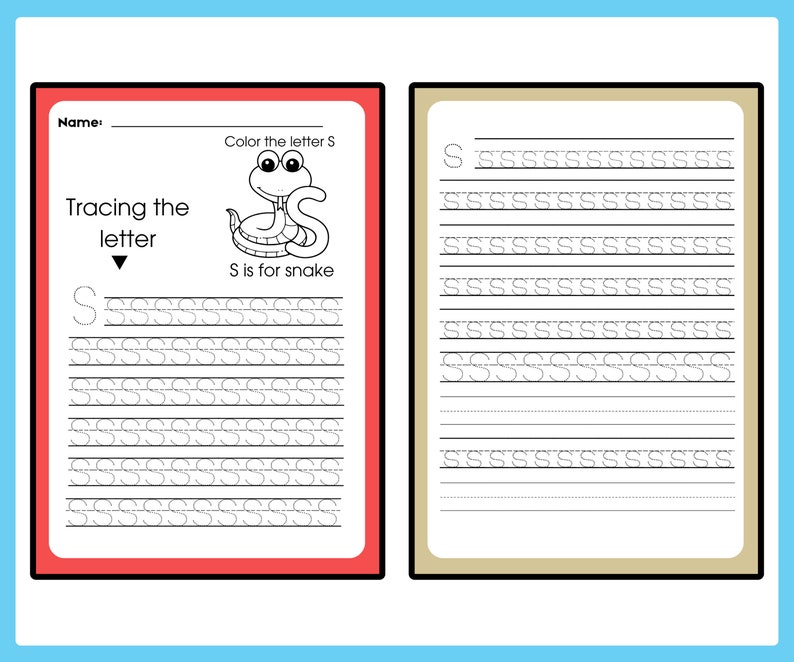 Alphabet Handwriting | ABC Phonics Tracing Cards | Writing Letters ...