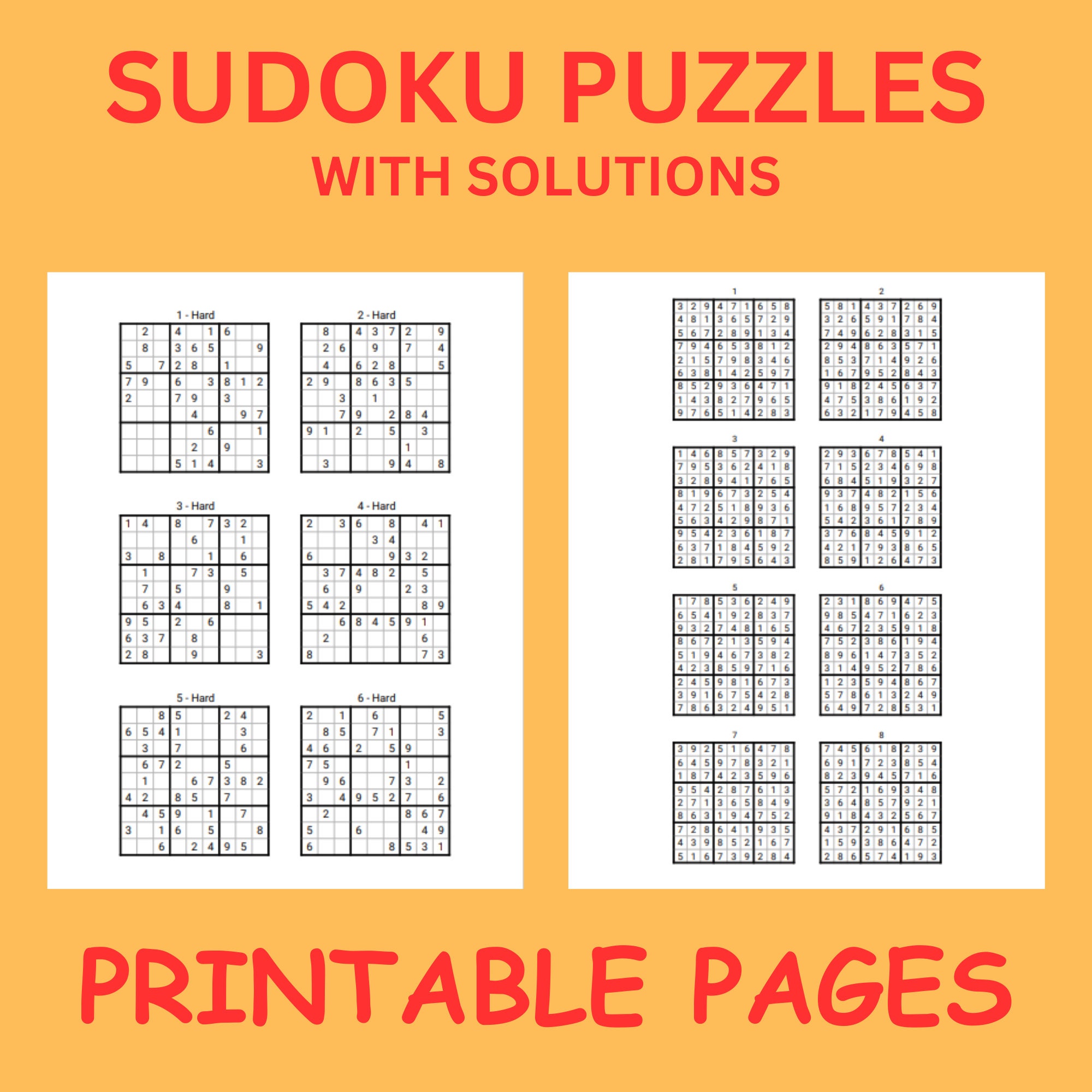 Sudoku - 1000 Puzzles for Adults - | 1000 Printable Sudoku Puzzles ...
