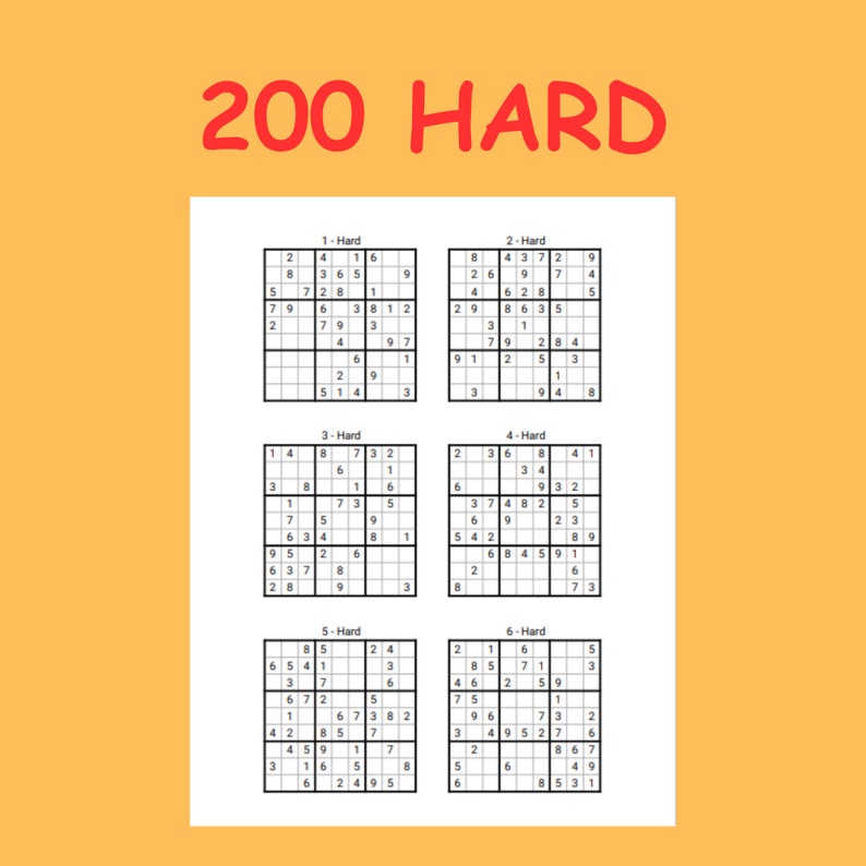 Sudoku - 1000 Puzzles for Adults - | 1000 Printable Sudoku Puzzles ...