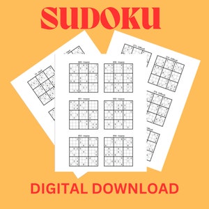 Sudoku - 1000 Puzzles for Adults - | 1000 Printable Sudoku Puzzles ...