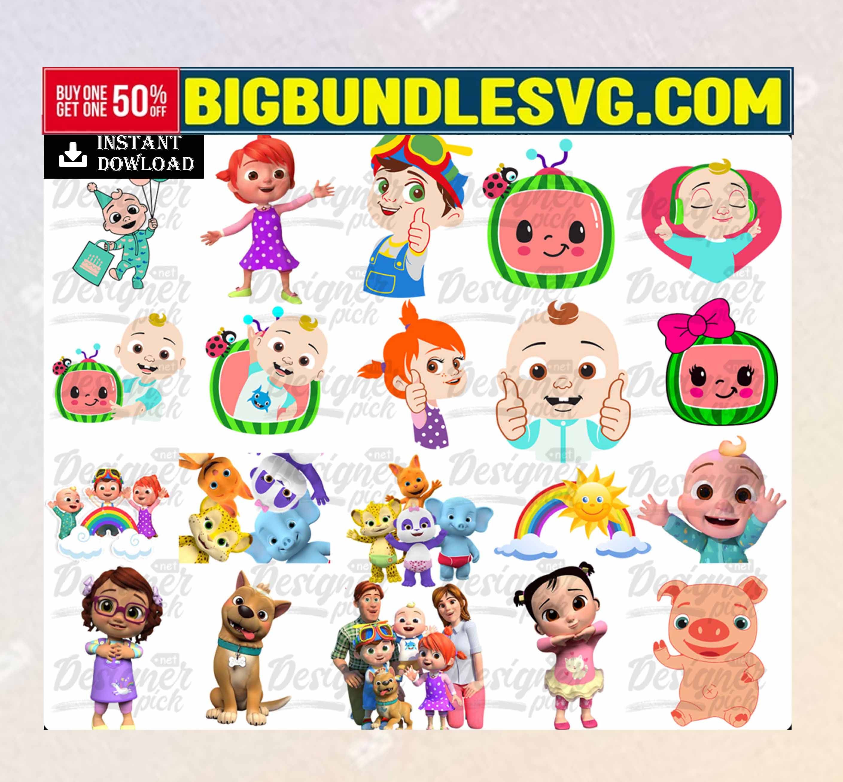 Cocomelon Svg Bundle Cocomelon Svg Cut File Cocomelon - Etsy