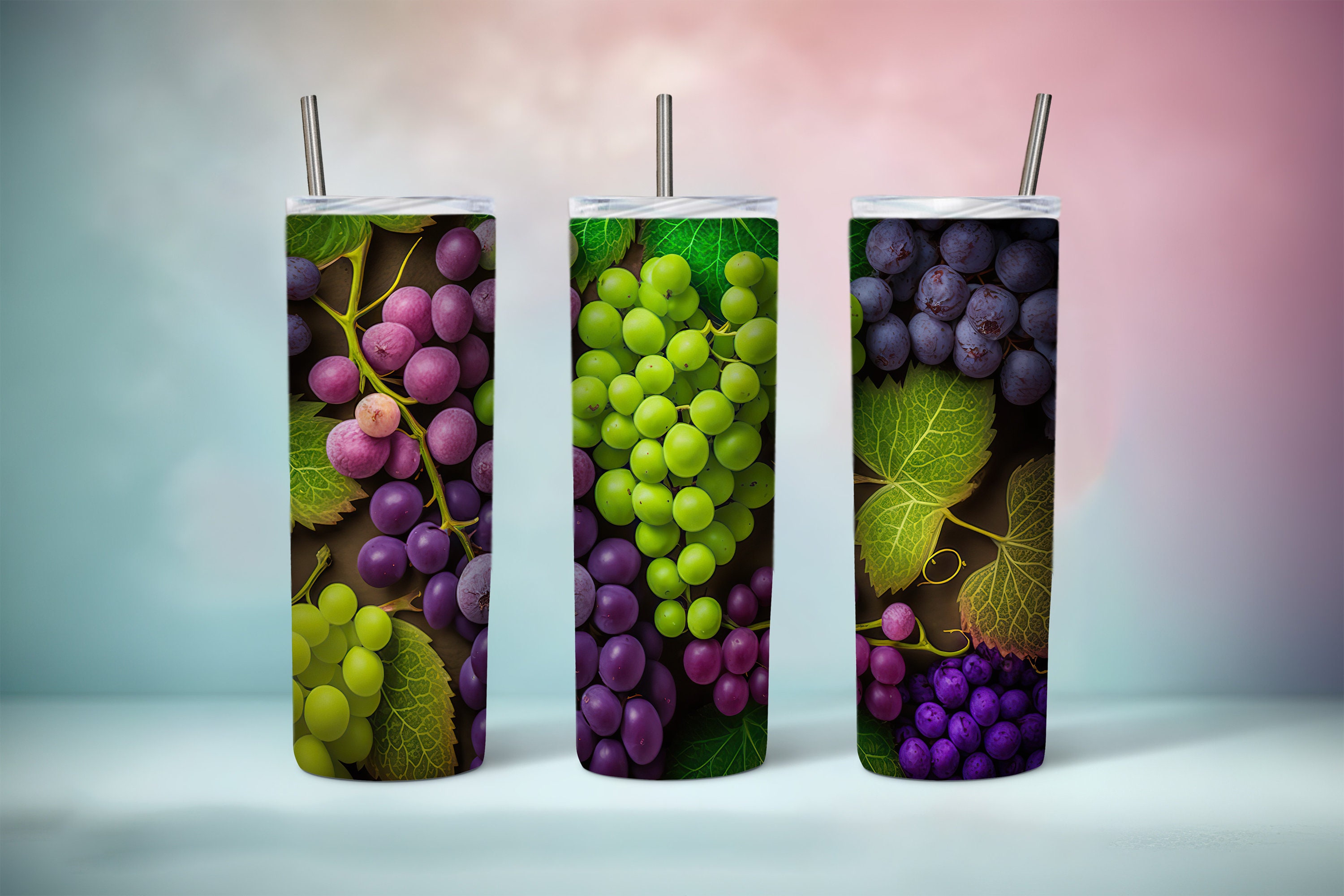 Grapes Tumbler Wrap, Tumbler Wrap Design, Digital Download, Grapes ...