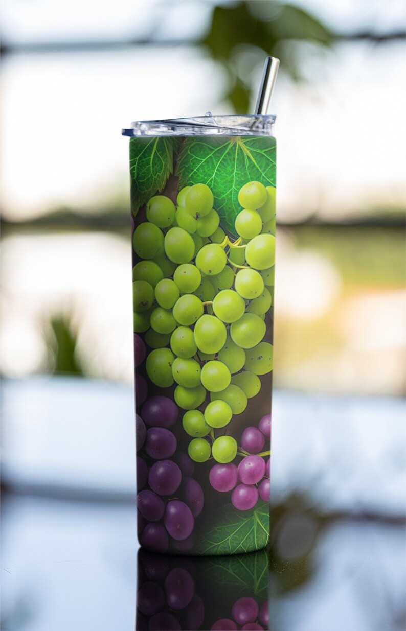Grapes Tumbler Wrap, Tumbler Wrap Design, Digital Download, Grapes ...