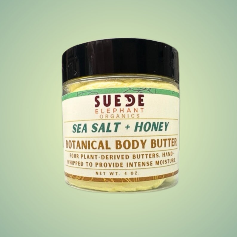 Sea Salt+ Honey Botanical Body Butter - Etsy