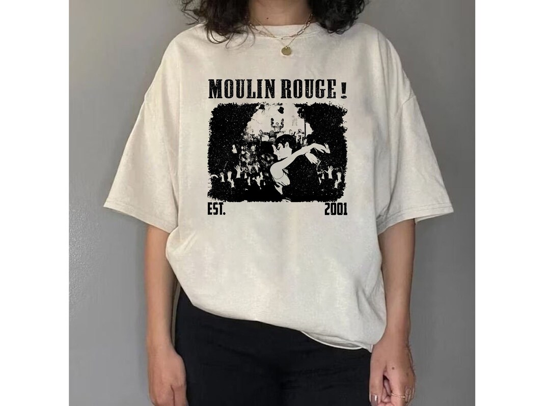 Moulin Rouge T-shirt, Moulin Rouge Tees, Moulin Rouge Shirt, Vintage ...