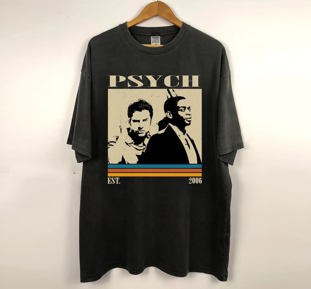 Psych T-shirt, Psych Shirt, Psych Tees, Psych Merch, Psych Gifts ...