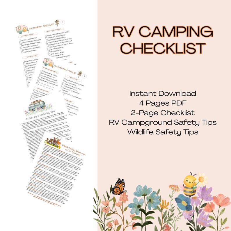 Ultimate RV Camping Checklist & Safety Guide for Your RV Adventure ...