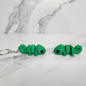 Baby Chameleon Keychain OR Baby Chameleon Toy | Flexi Fidget ...