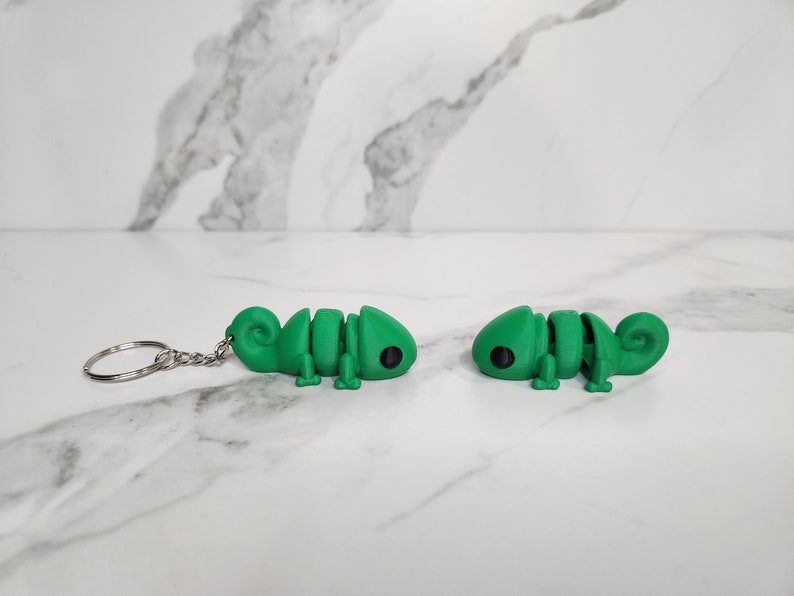 Baby Chameleon Keychain OR Baby Chameleon Toy | Flexi Fidget ...