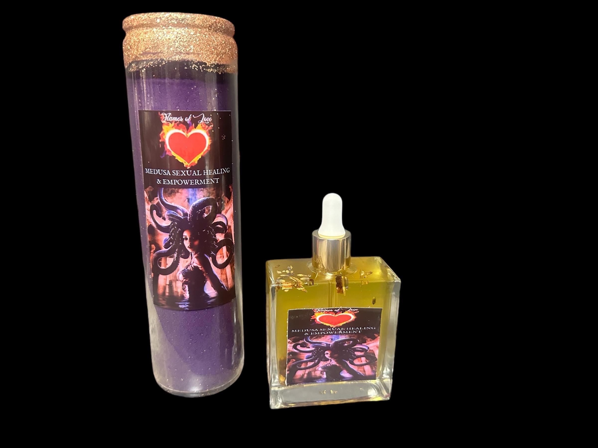 Medusa’s Enchantment Devotional Oil & Candle - Etsy