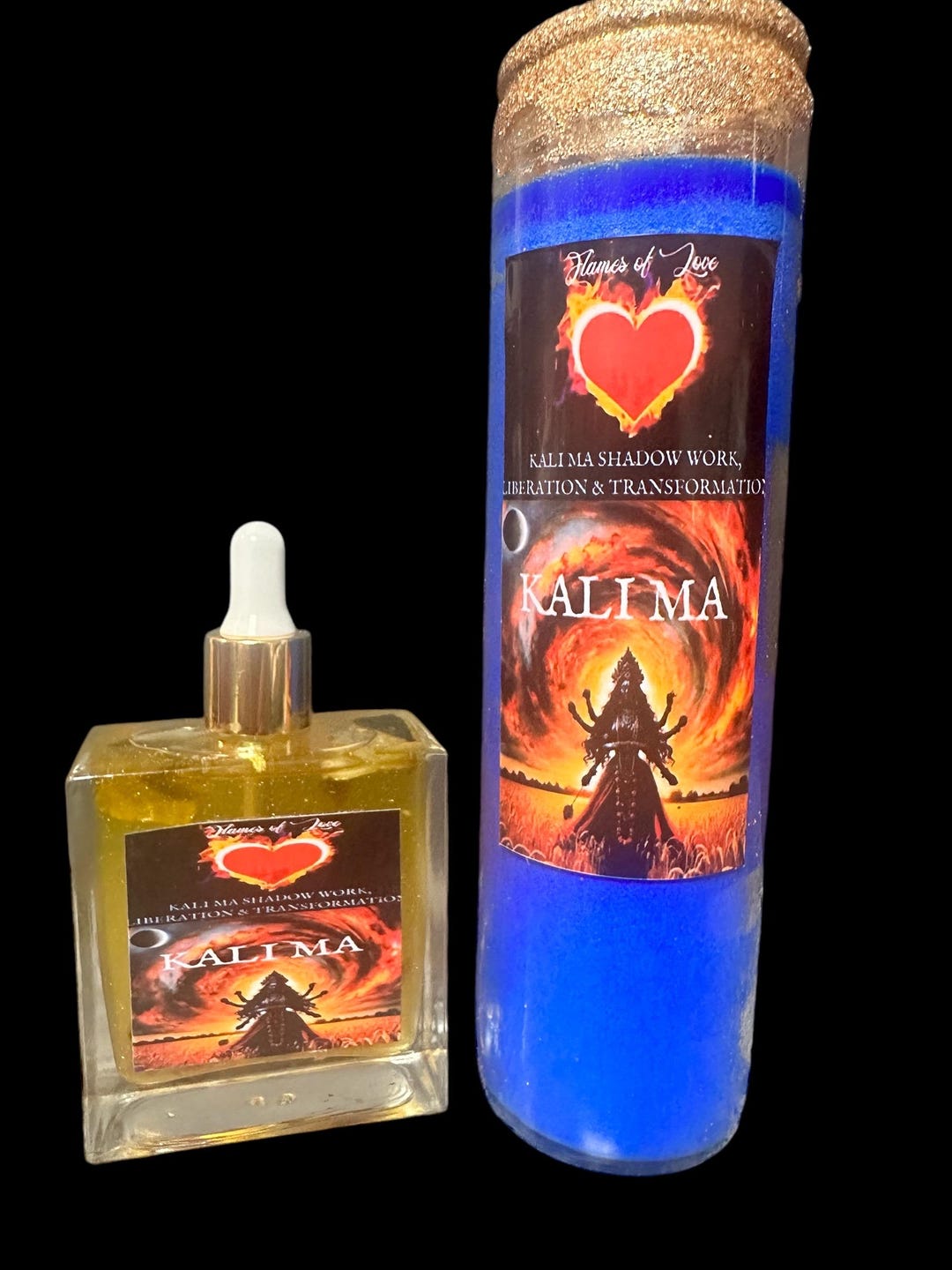 Kali Mas Fierce Transformation Devotional Oil & Candle - Etsy