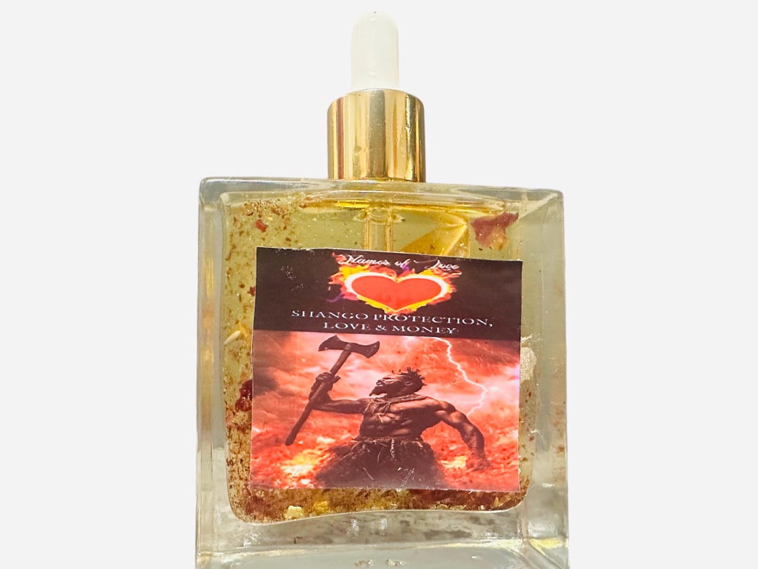 Shango Devotional Oil – Ignite the Power of the Orisha of Thunder - Etsy