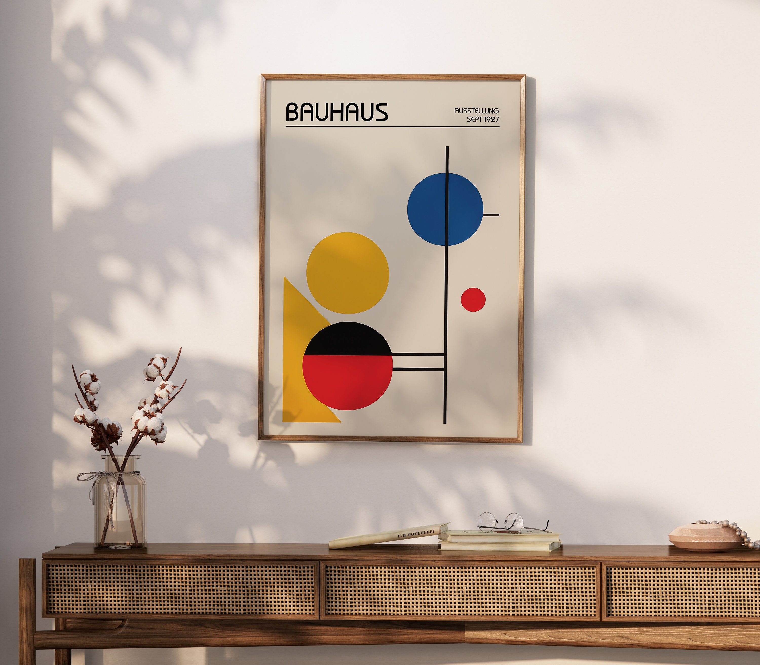 Bauhaus Poster PRINTED on Luxury Paper Mid Century Modern Minimalist ...