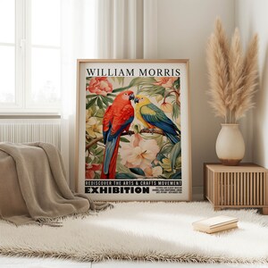 William Morris Animal Prints Set of 3 Exhibition Posters Flower Wall ...
