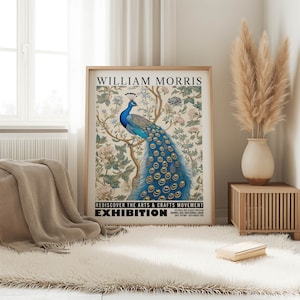 William Morris Animal Prints Set of 3 Exhibition Posters Flower Wall ...