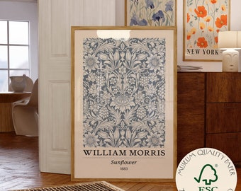 William Morris Animal Prints Set of 3 Exhibition Posters Flower Wall ...