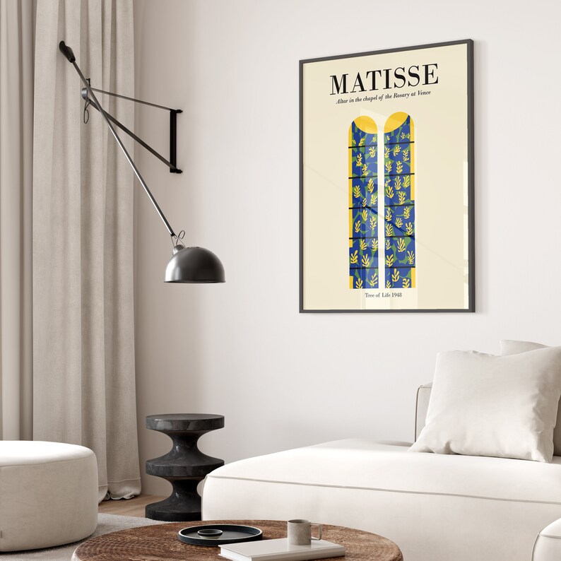 Matisse Tree of Life Poster: Mid Century Modern Exhibition Art - Etsy