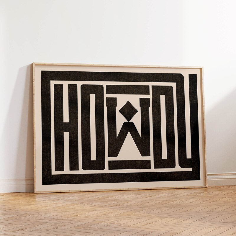 Black Typography - Etsy