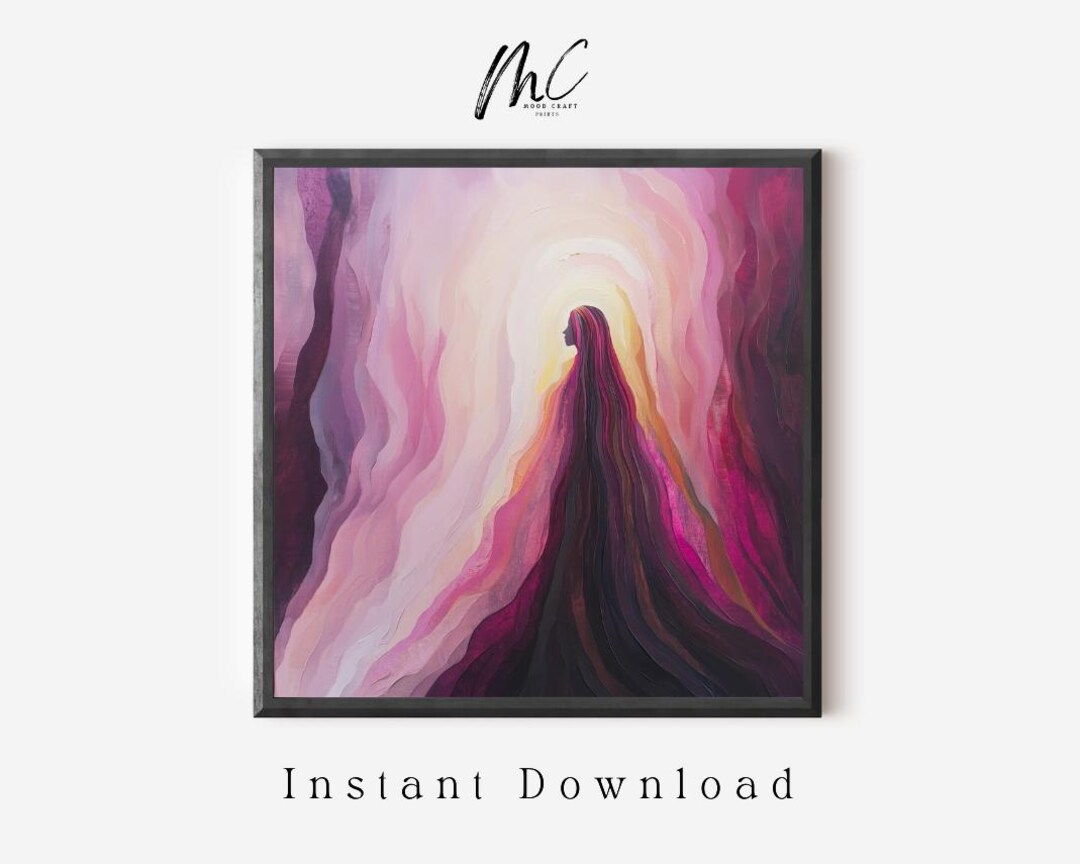 God is Female Printable Wall Art – Goddess, Digital Art Print ...