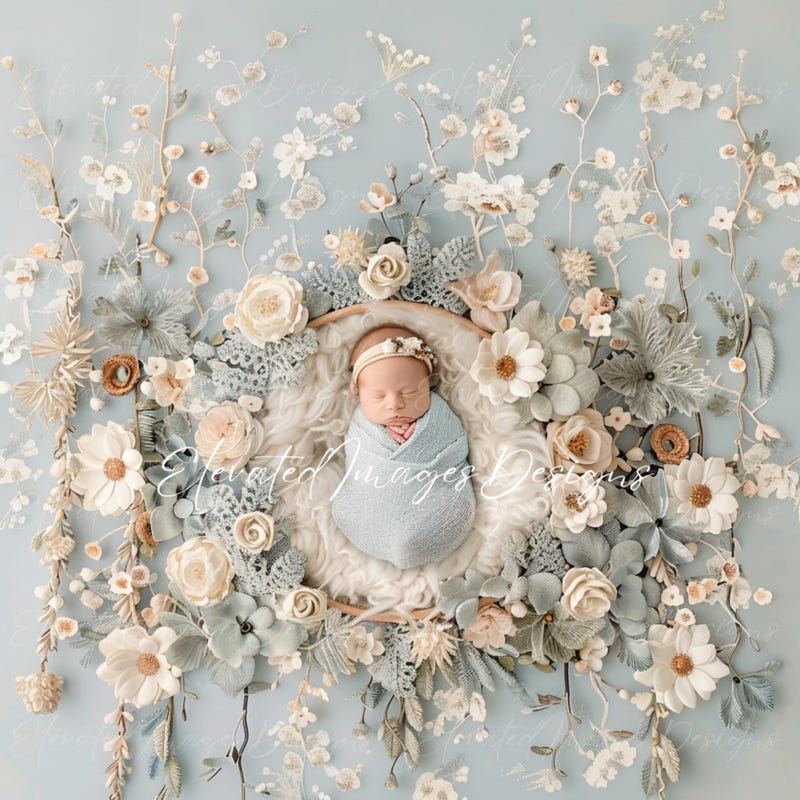 Newborn Digital Background - Etsy