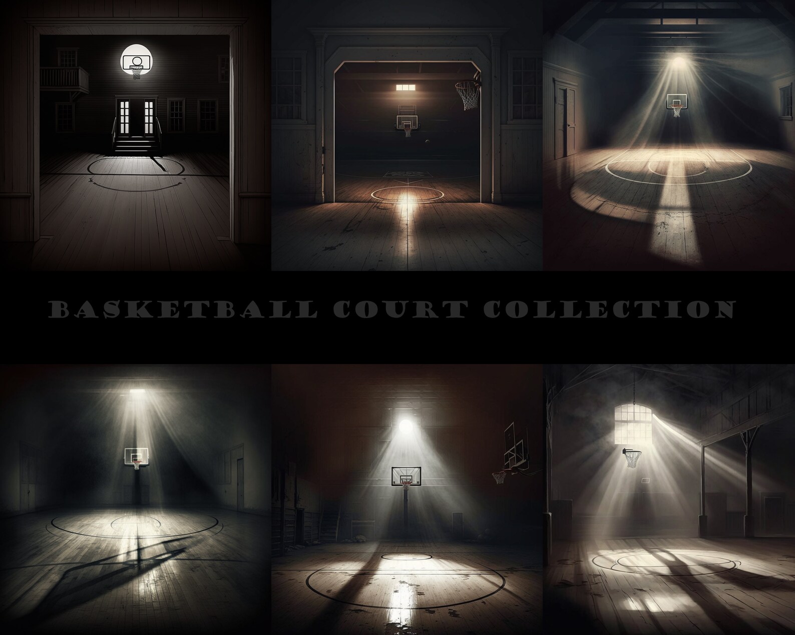 24 Basketball Digital Backgrounds, Photoshop Template, Photoshop ...