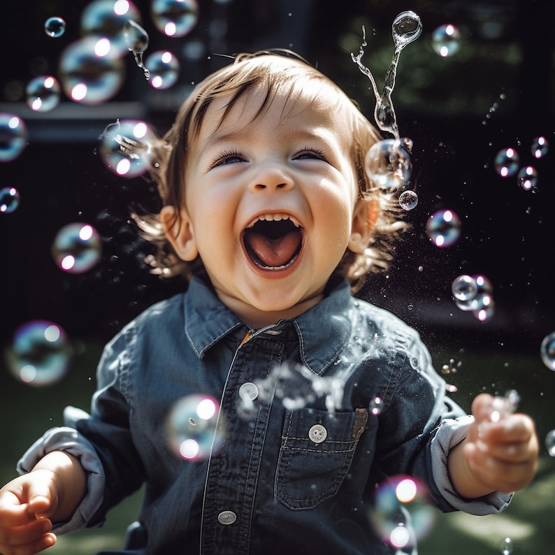 Bubbles Photoshop Overlay Photoshop Composite Portrait - Etsy