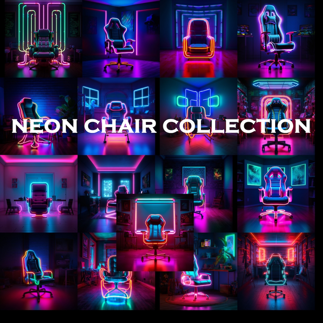 18 Neon Chair Digital Backgrounds, Digital Photography Backgrounds ...