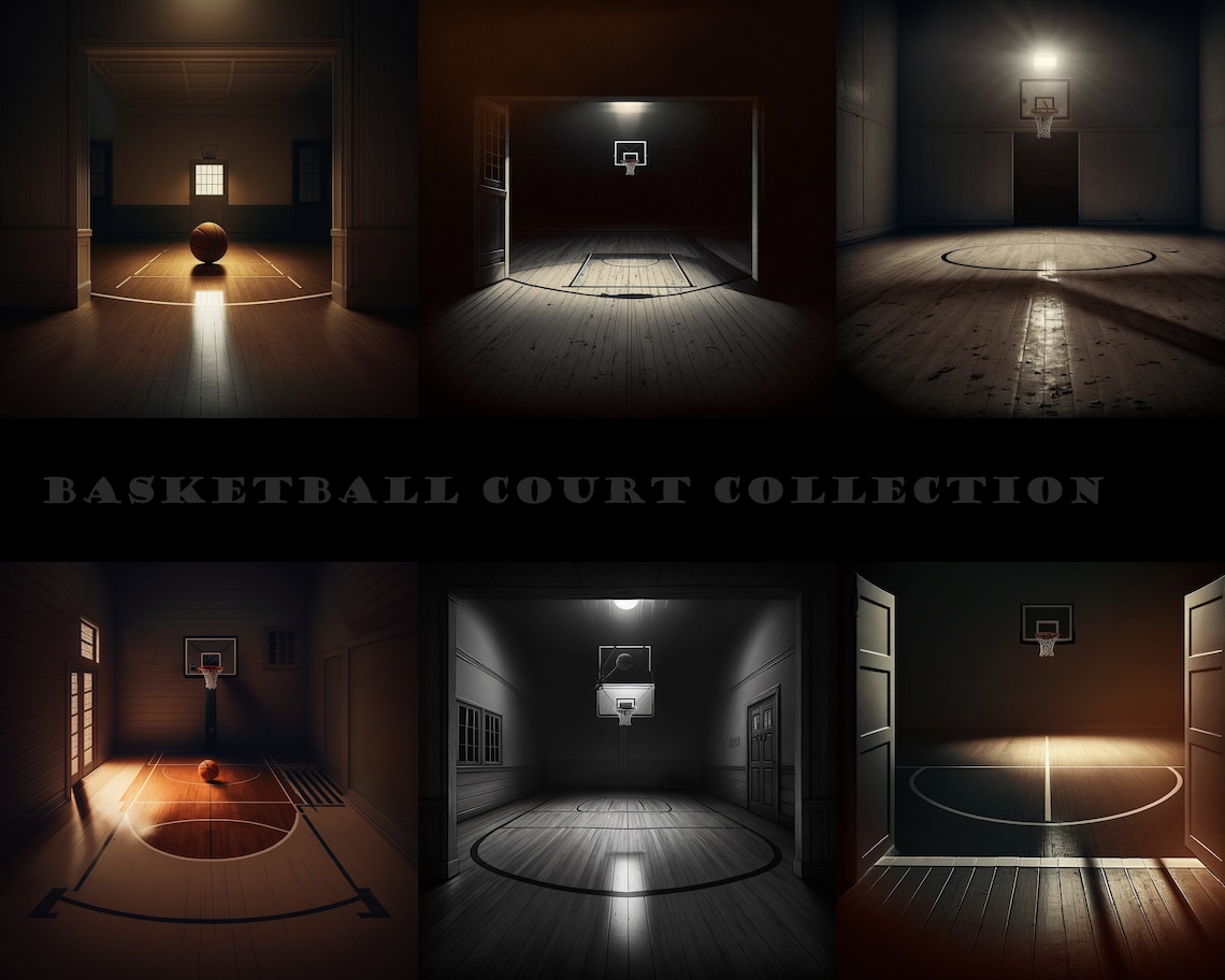 24 Basketball Digital Backgrounds, Photoshop Template, Photoshop ...