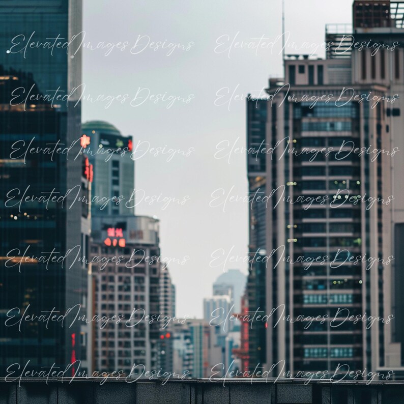Cityscape Senior Photography Digital Background, Senior, Backdrop ...