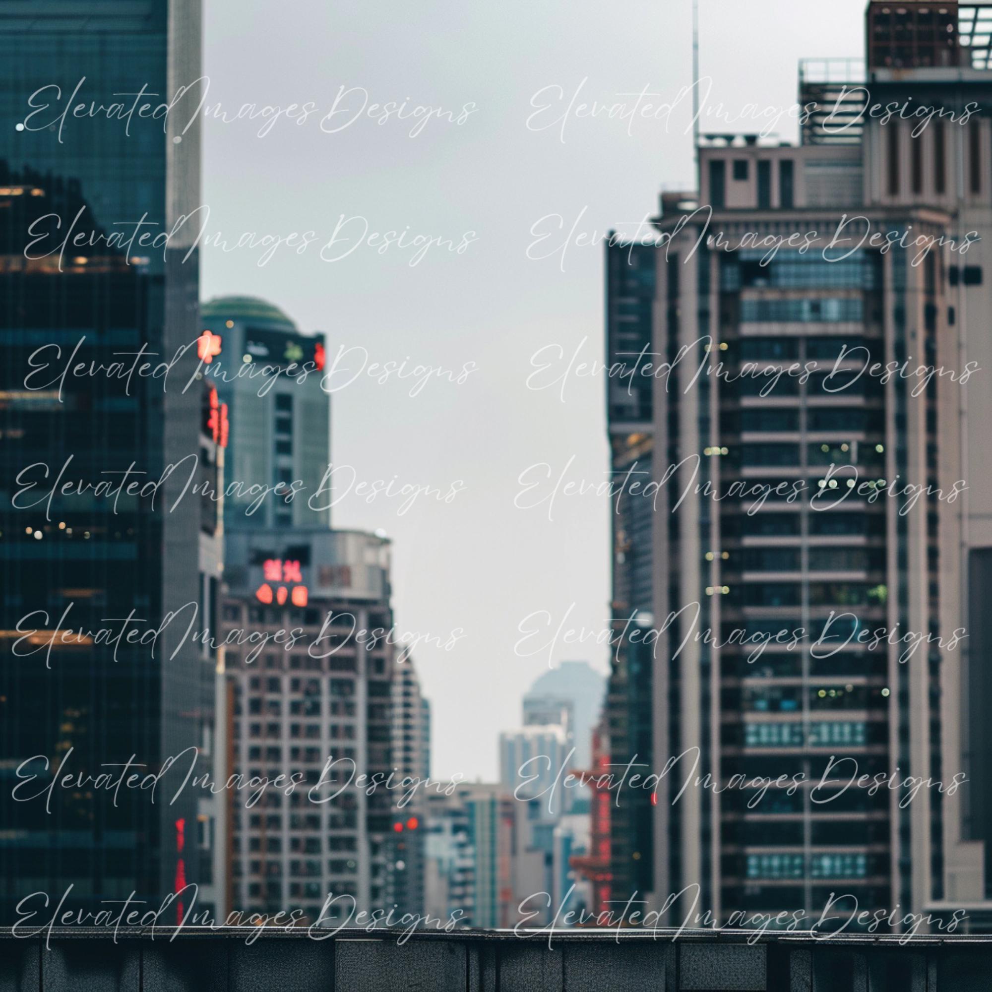 Cityscape Senior Photography Digital Background, Senior, Backdrop ...