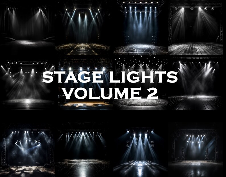 90 Stage Light Digital Backgrounds Digital Backdrops - Etsy