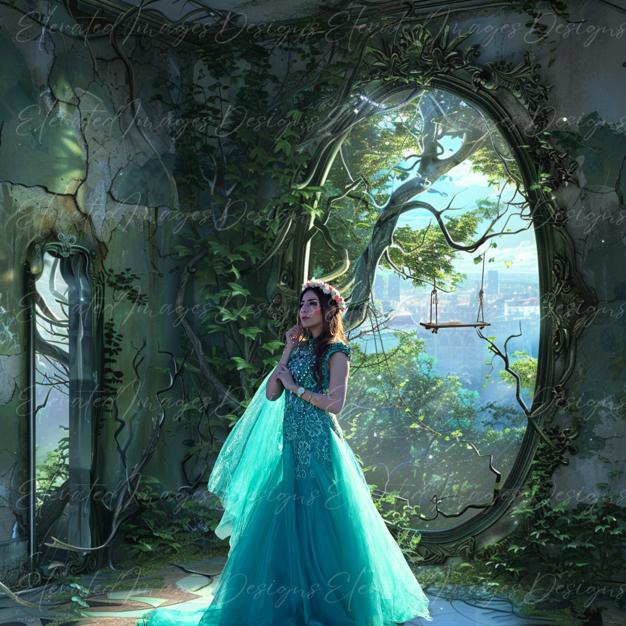 Magic Mirror Digital Background, Fairy Tail, Storytelling Digital ...