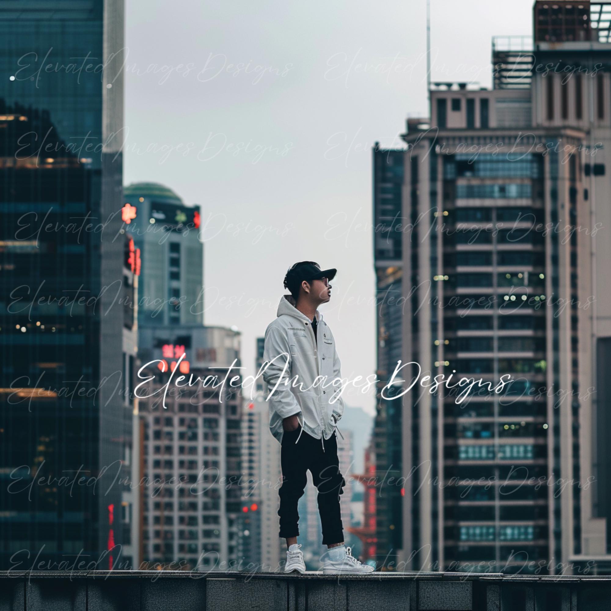 Cityscape Senior Photography Digital Background, Senior, Backdrop ...