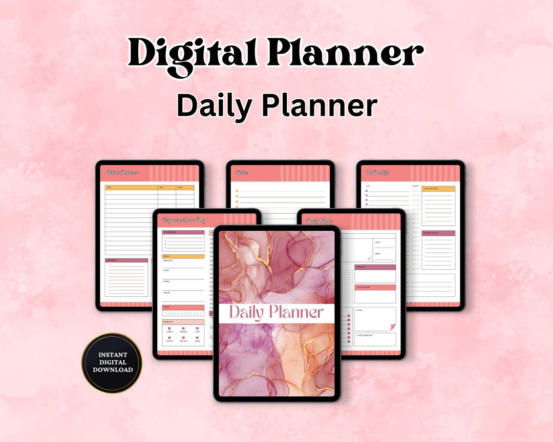 Daily Planner, Daily Routine Planner, Daily to Do List, Daily Goal ...