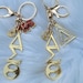 Delta Key Ring - Delta Sigma Theta Key Ring - Sorority Key Ring - DST ...