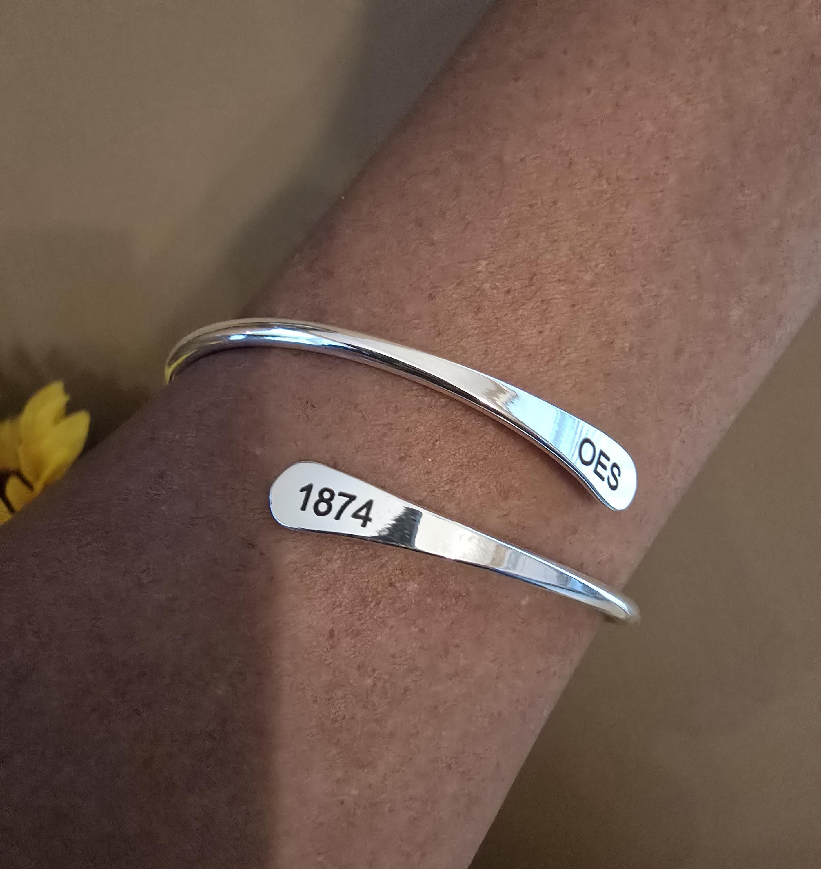 OES Bracelet - Order of Eastern Star Jewelry - OES Paraphernalia - 1874 ...